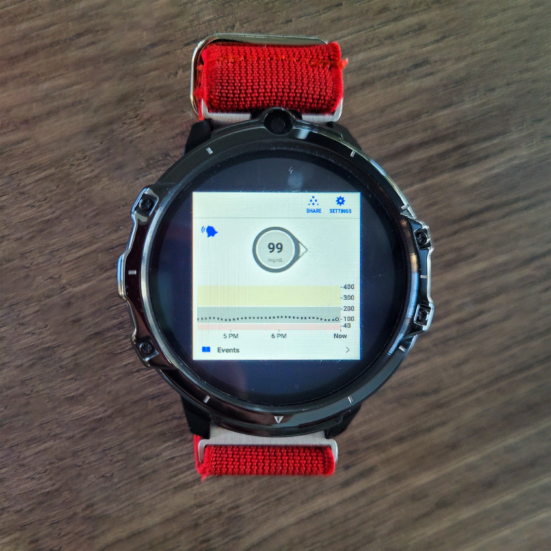 Monitoring CGM Readings Via a Watch - Gluroo