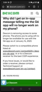 How to Fix "Phone No Longer Available For Use With Dexcom G6"