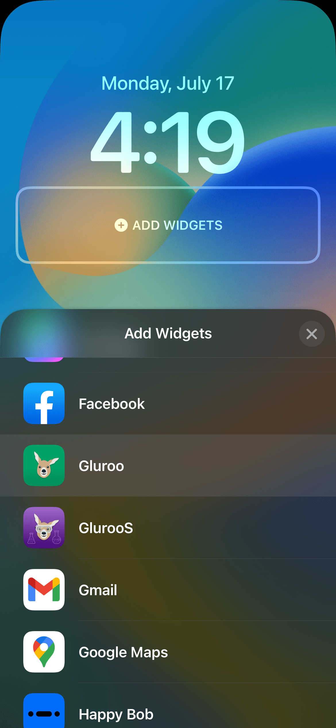 See Blood Glucose Levels with iOS Lock Screen Widgets